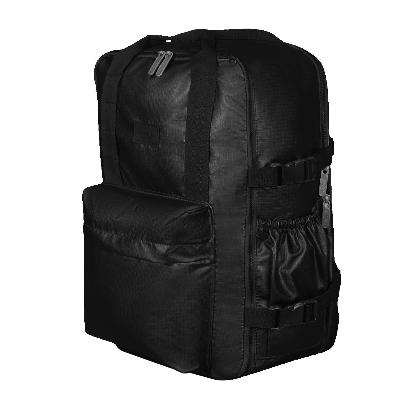 Morral One Color Brillante Negro - Citybags