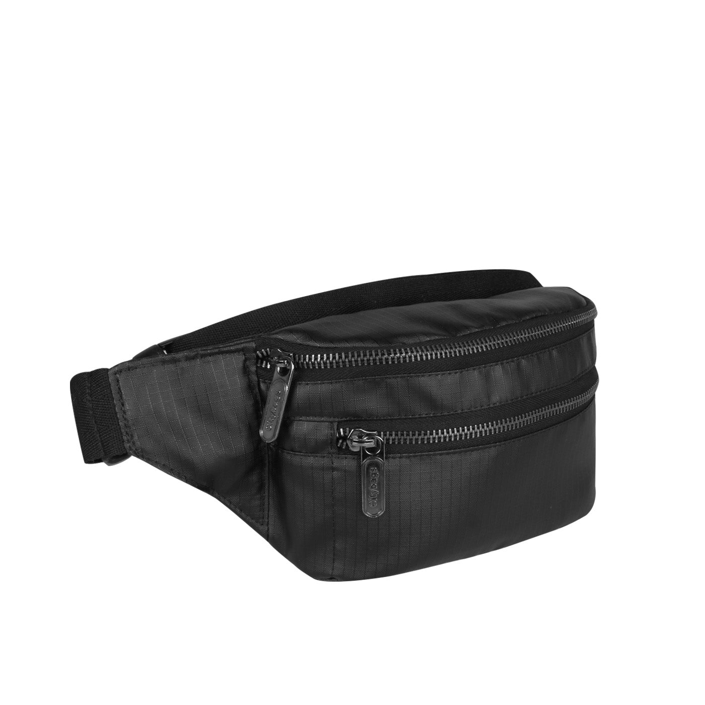 Canguro Clásico Plegable Negro Brillante -Citybags