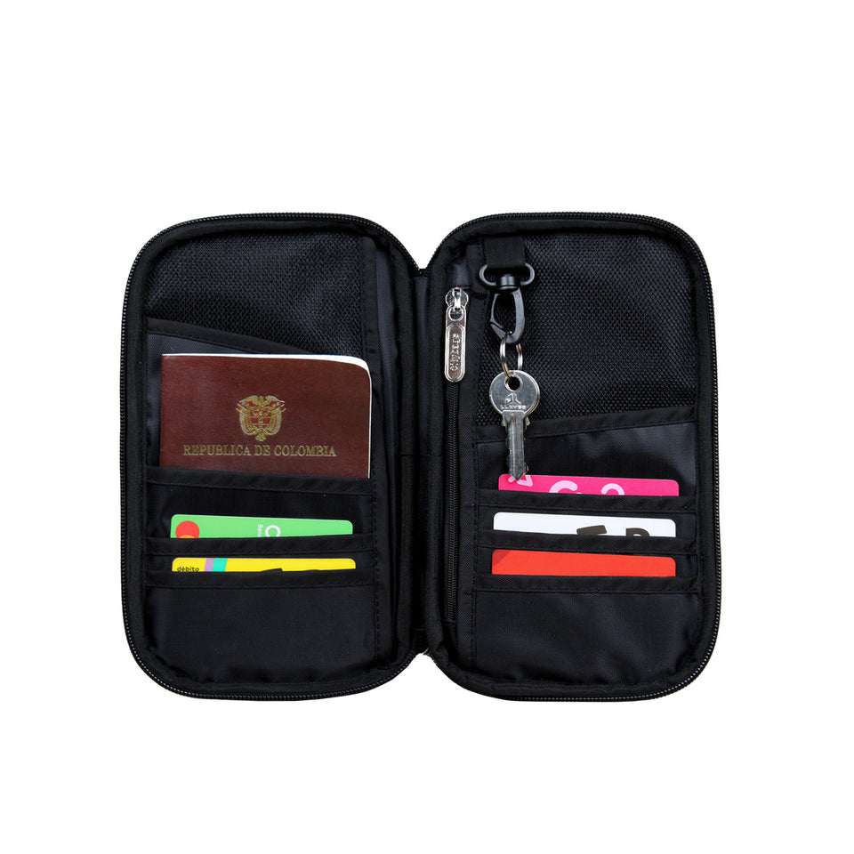 PortaDocumentos de Viaje Light Negro - Citybags